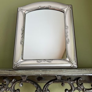 Vintage Italian Sterling Silver Frame Mirror/made in Italy Creazioni ...