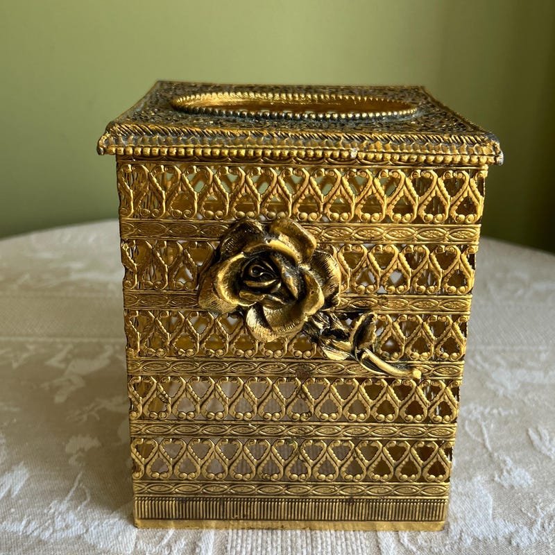 Filigree Tissue Box - Etsy