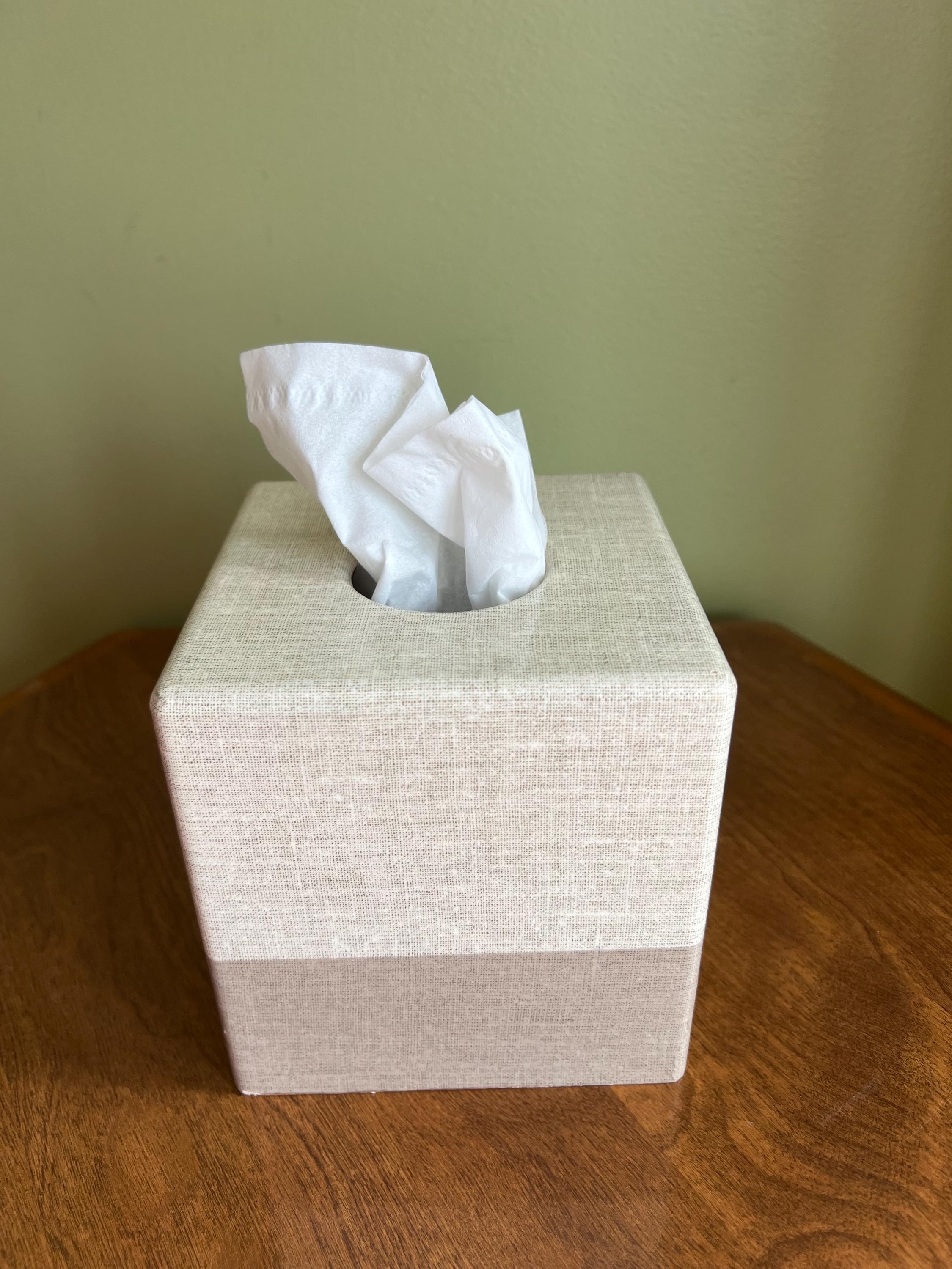 Wooden Tissue Box Cover and Waste Bin SET //vintage Set of Wooden Waste ...