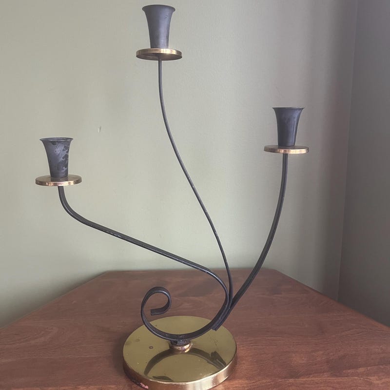 Mcm Candle Holder Long - Etsy