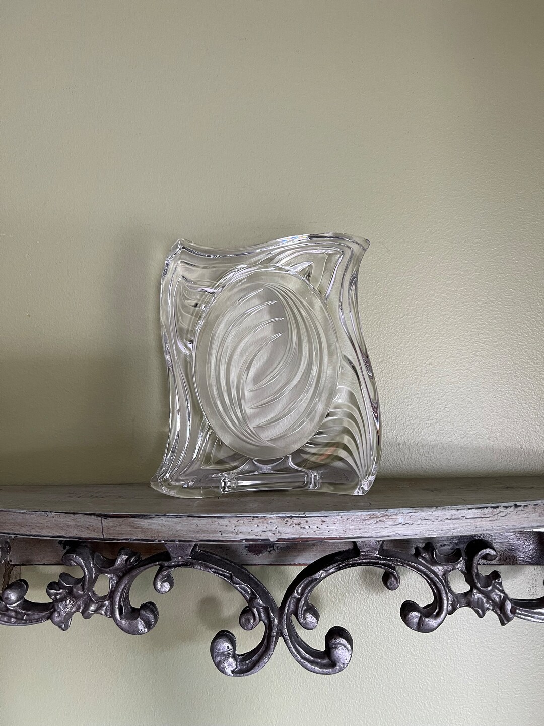 Vintage Mikasa Emotion Crystal Photo Frame Made in Japan/mikasa Crystal ...