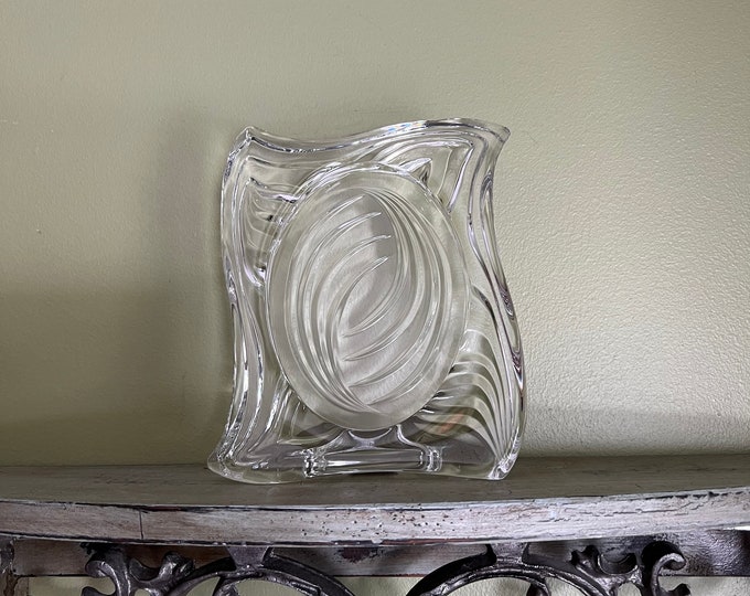 Vintage Mikasa Emotion Crystal Photo Frame Made in Japan/mikasa Crystal ...