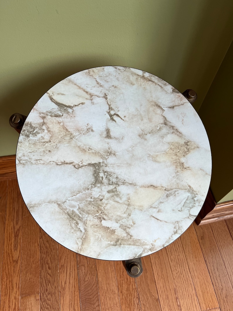 Set of 3 MCM Stackable Round Tables/atomic Time Small Round - Etsy