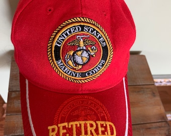 Marine Corps Retired Hat | Etsy