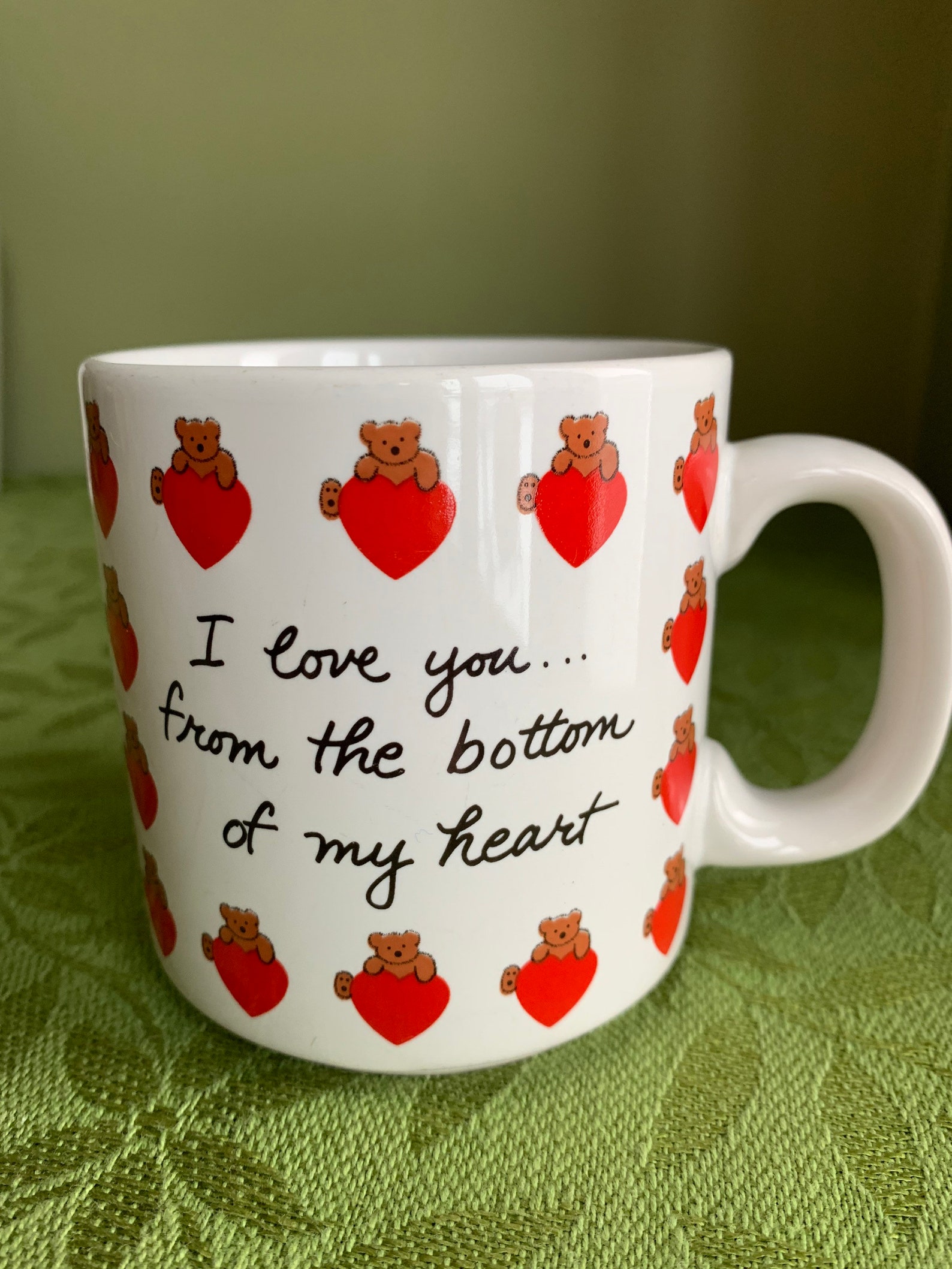 Vintage Valentine’s Day Teacup/ I Love You Tea Cup/ I Love You Coffee ...
