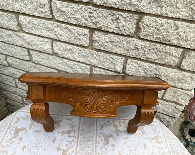 Vintage From 1980s Faux Wood Shelf Made in USA by Homco Inc.//console ...