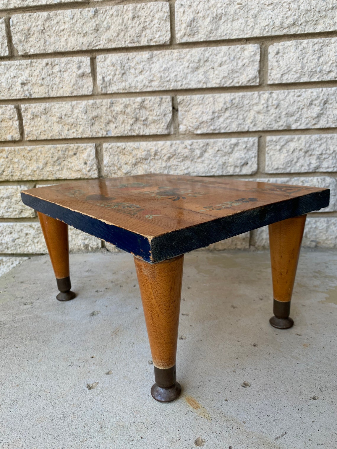 Vintage Rustic Solid Wood Milking Stool/ Primitive Wooden - Etsy