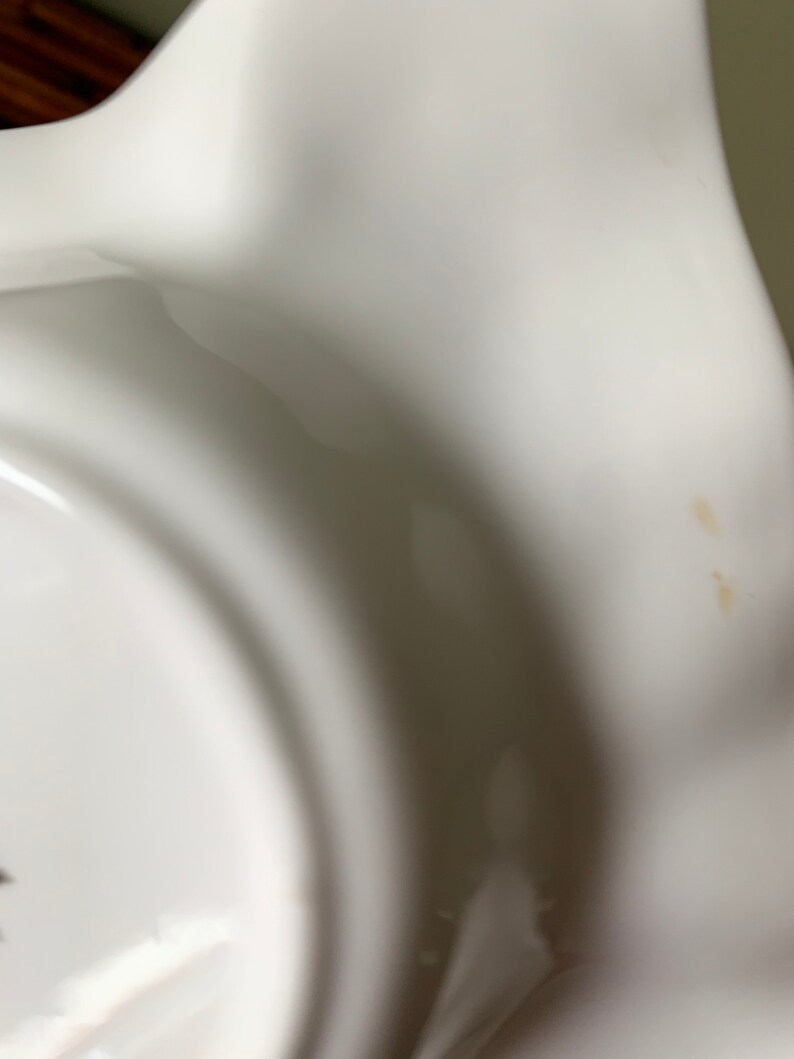 Vintage Dudson England Fine China White Plate/ Wavy Edges - Etsy