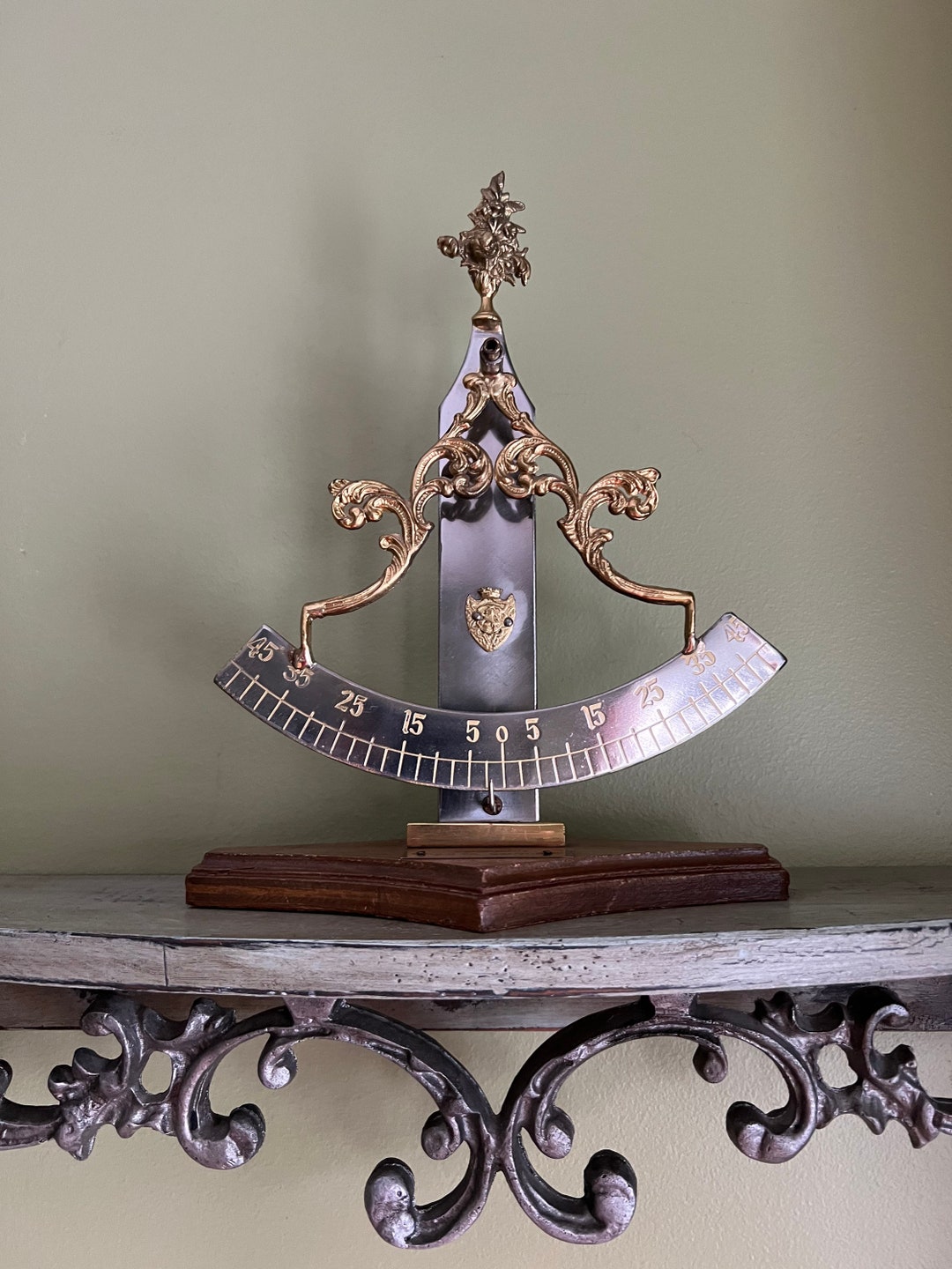 Vintage Reproduction of Antique 17th Century Pendulum Nautical Quadrant ...