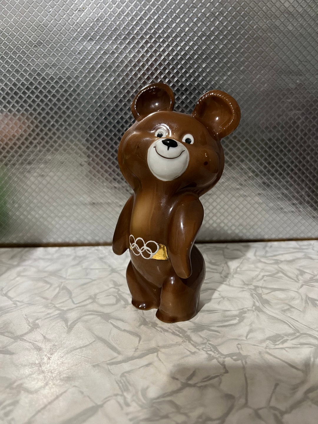 Moscow 1980 Olympic Games Misha Bear Symbol Figurine/1980 USSR Moscow ...