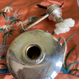 Antique Rare Silver Plated Small Oil Lamp - Etsy