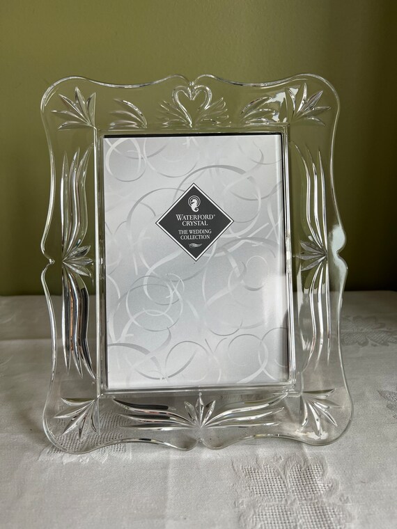 Vintage Waterford Crystal Wedding Photo Frame/waterford - Etsy