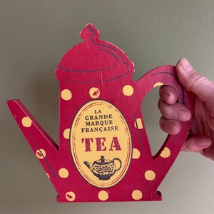 Vintage Wooden French Tea Box - Etsy