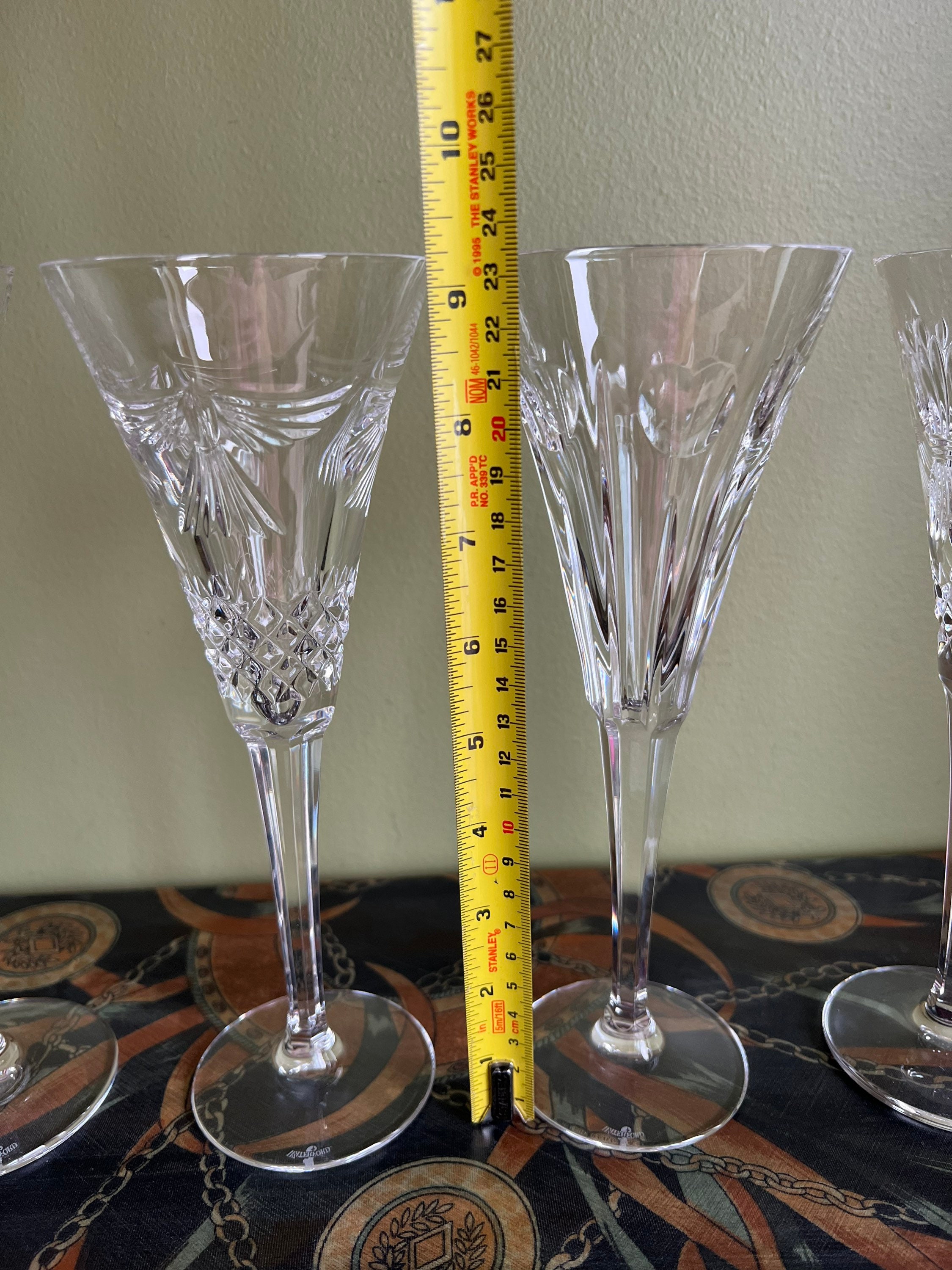 Set of 4 Waterford Millennium Collection Crystal Champagne Flutes - Etsy
