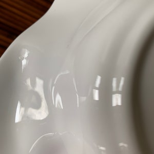Vintage Dudson England Fine China White Plate/ Wavy Edges White ...