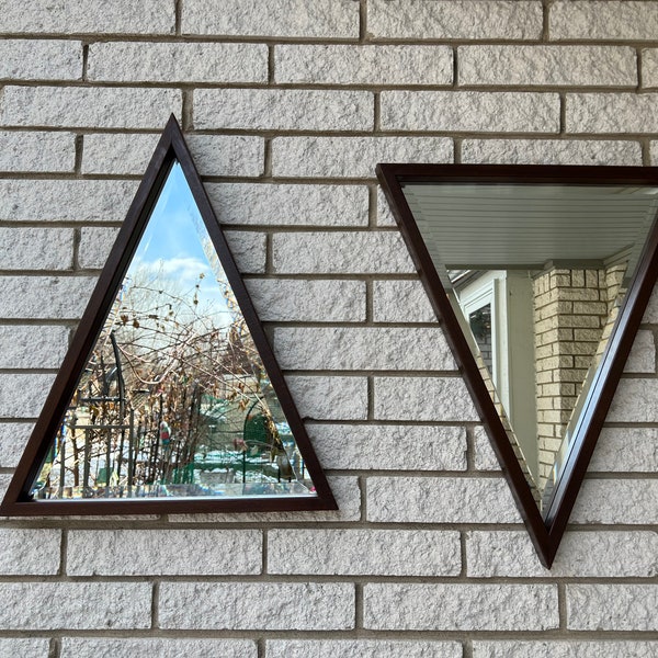 Triangle Mirror - Etsy