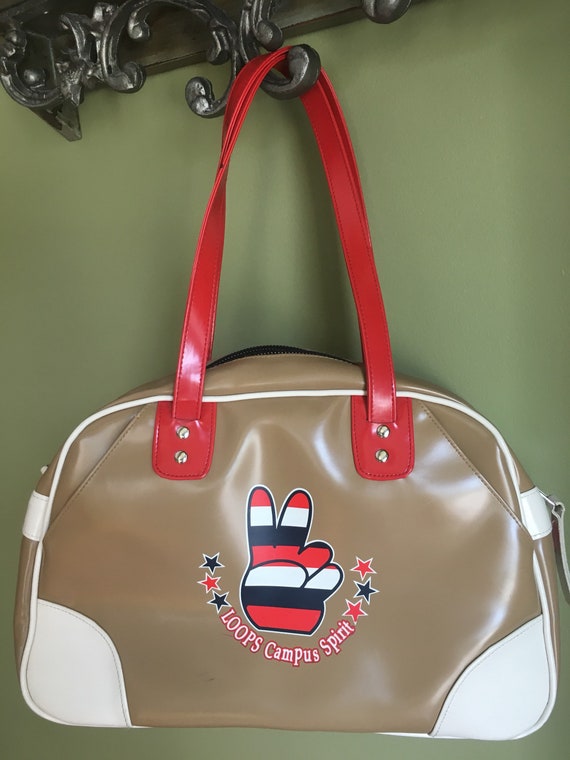 vintage vinyl retro tote - Gem
