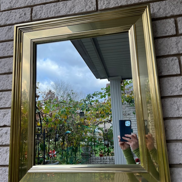 Gold Frame Mirror - Etsy