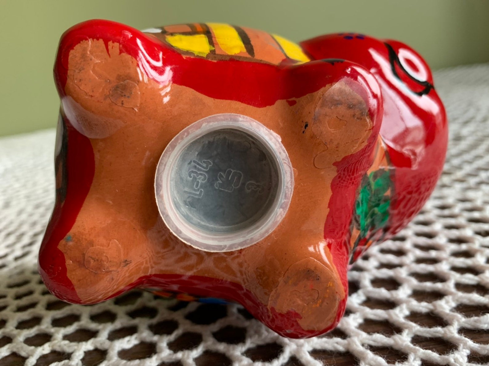 Mexican Folk Art Piggy Bank/ Mexican Talavera Piggy Bank - Etsy