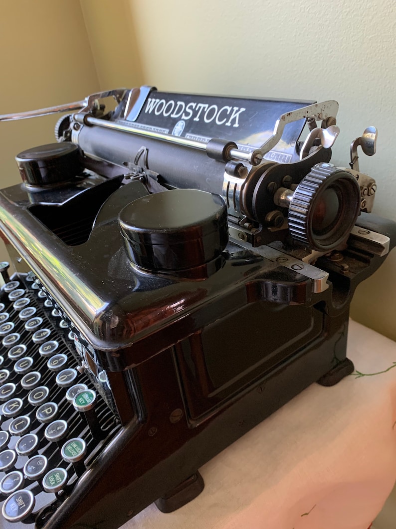 Old Woodstock Metal Typewriter Heavy - Etsy