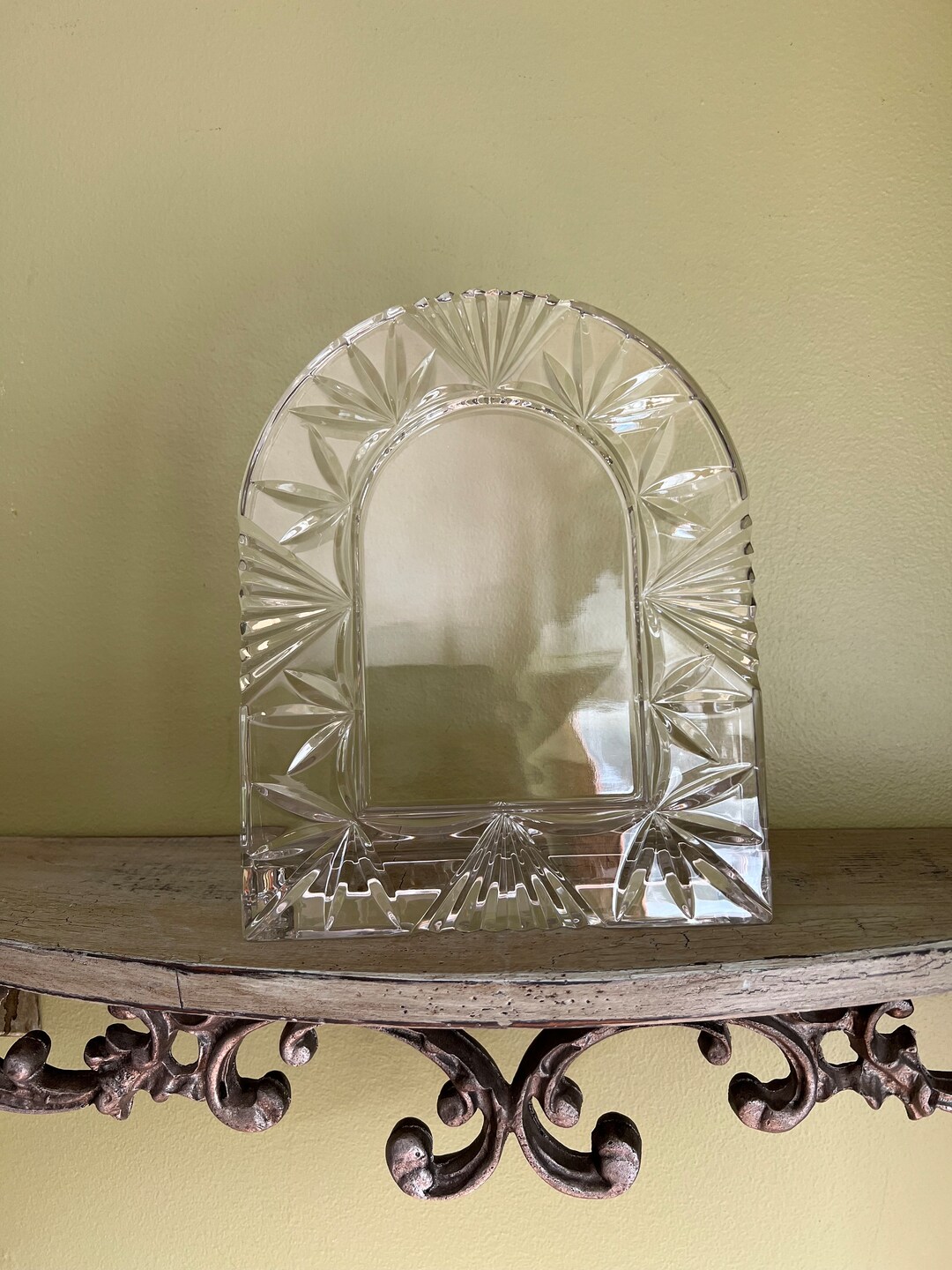 Mikasa Crystal Picture Frame Made in Slovenia /wedding Crystal - Etsy