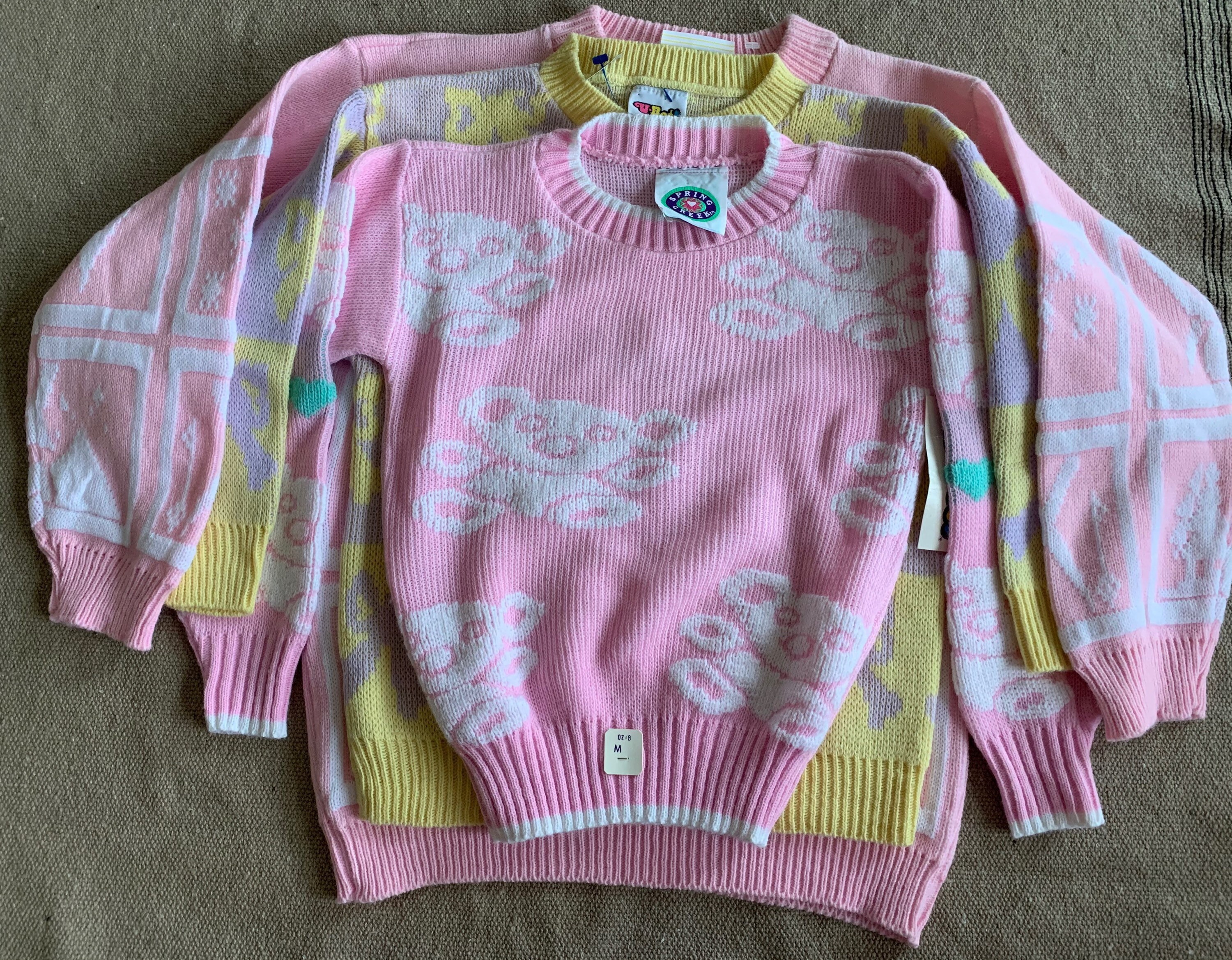 Vintage From 80s Girls Pullover sweater sz 6/ Made in USA | Etsy