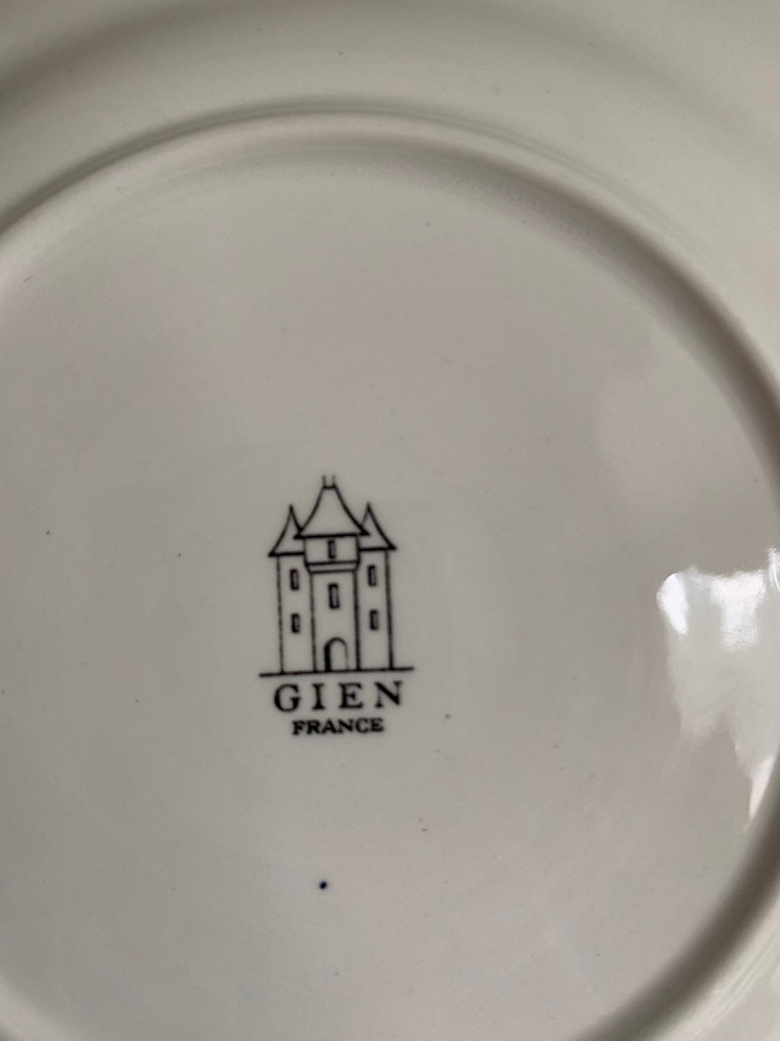 Vintage French Talking Plates/ Gien France Porcelain Talking - Etsy