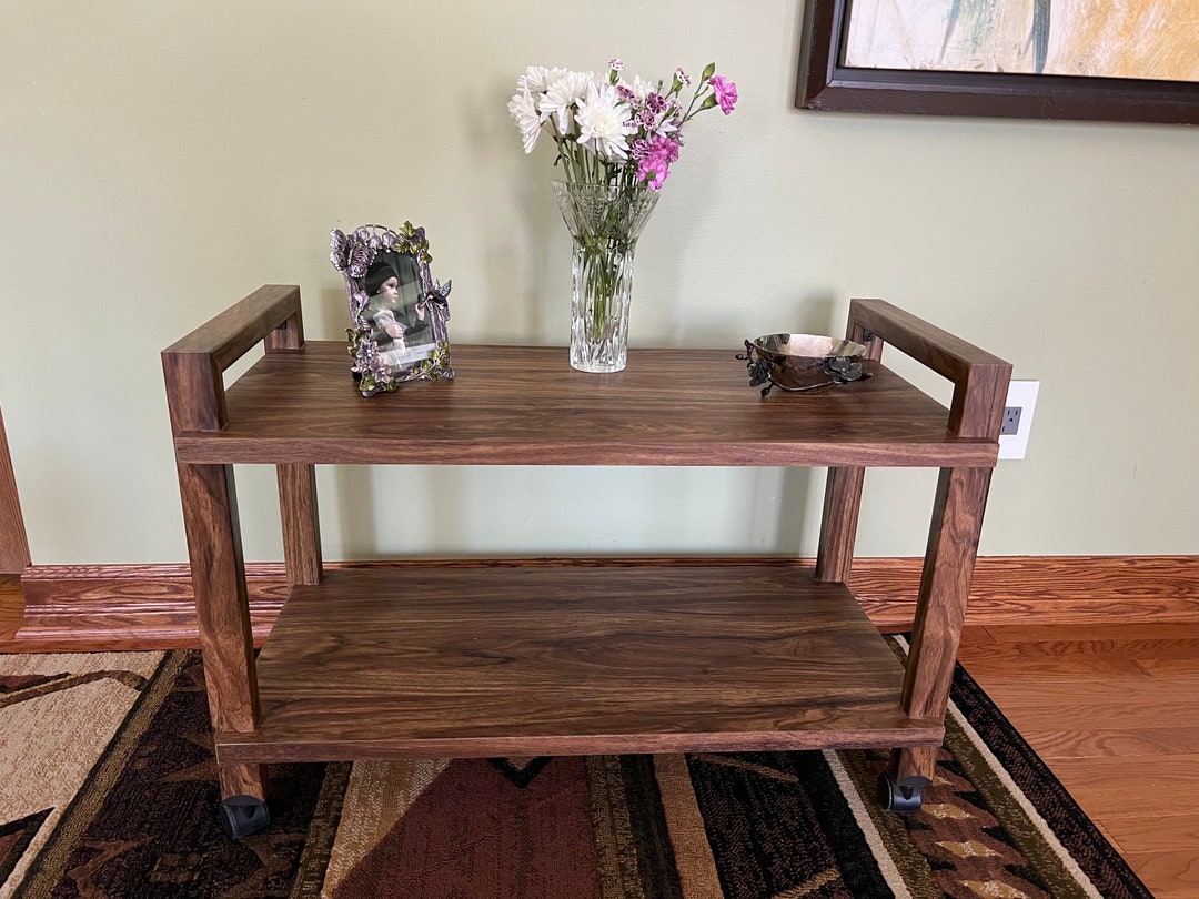 MCM Gusdorf Bar Cart/ Vintage Trolley Bar Cart/ TV Rolling Cart/modern ...