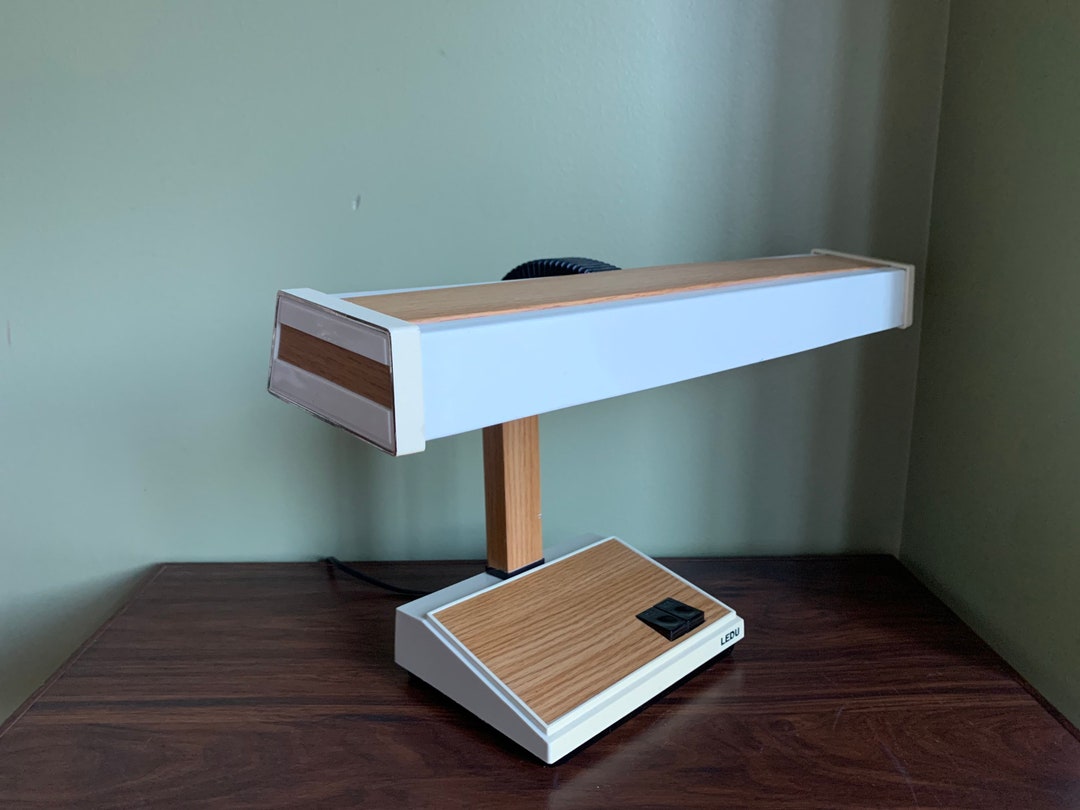Vintage From 1970s Ledu Architectural Portable Lamp With Daylight Bulbs ...