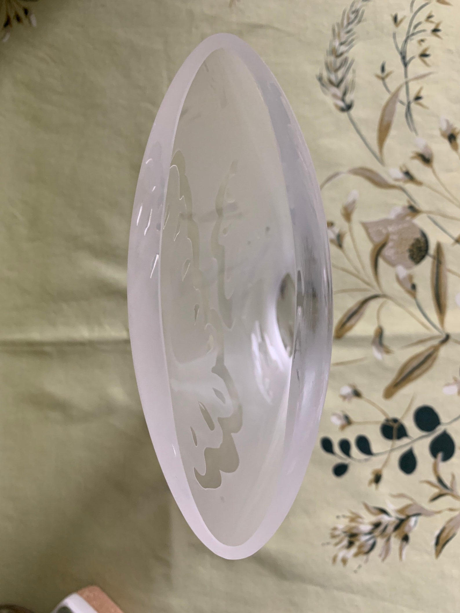 Rare Vintage Sasaki Crystal Vase/ Abstract Floral Pattern - Etsy