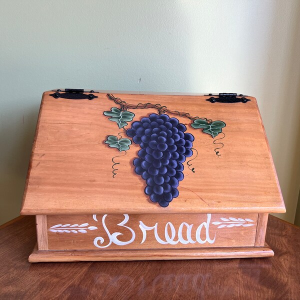 Wood Bread Box - Etsy