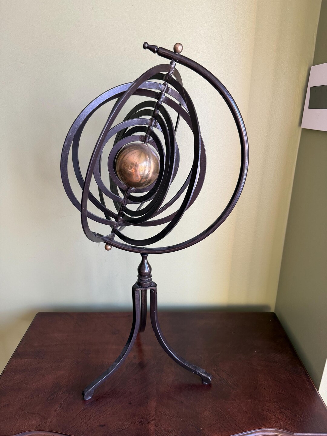 Vintage Decorative Globe/ Copernican Armillary Sphere/ Armillary Sphere ...