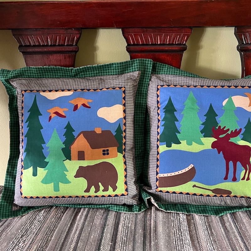 Cabin Throw Pillows - Etsy