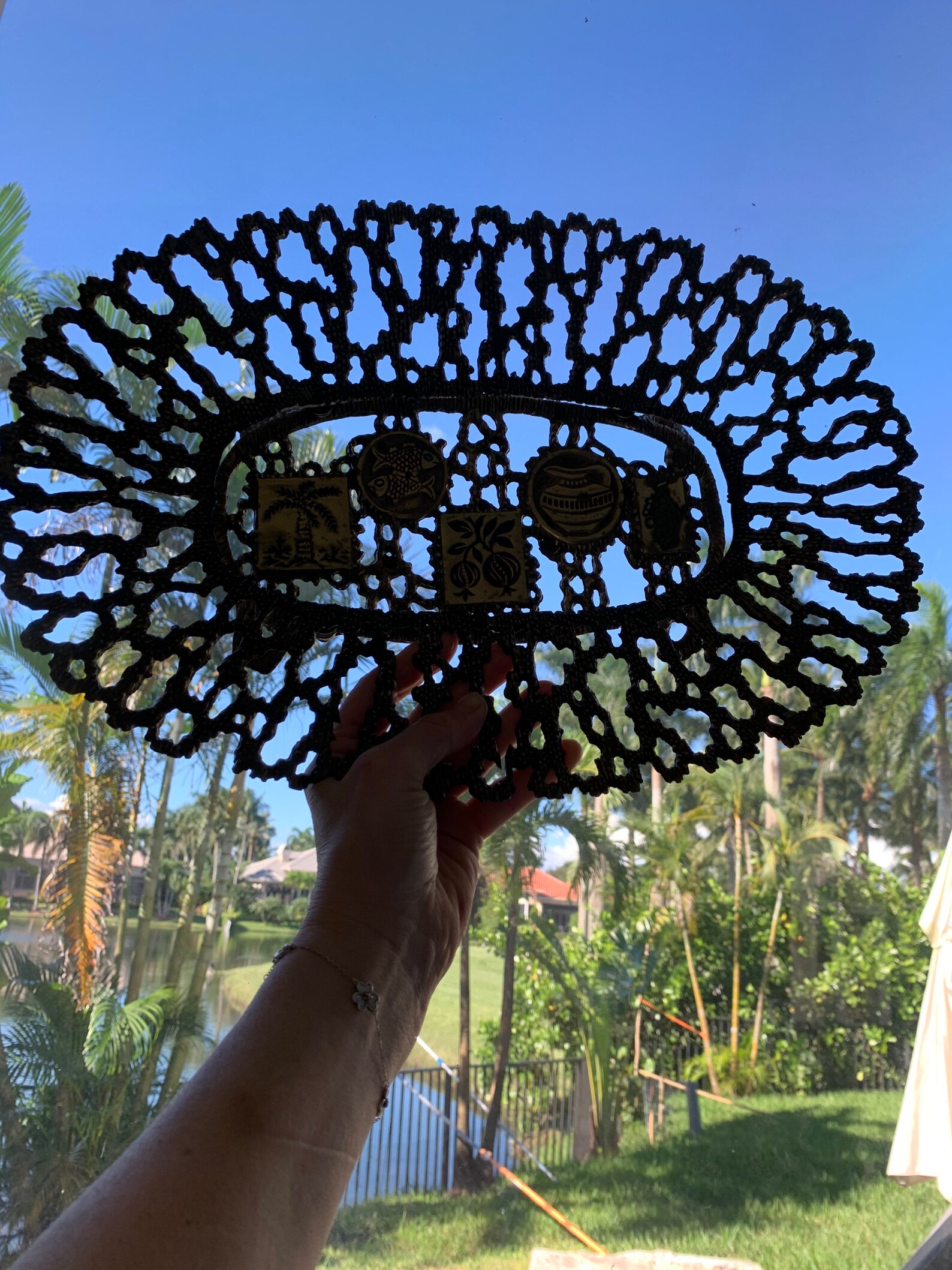 Vintage Tamar Israeli Brutalist Brass Centerpiece/jerusalem Coat of ...