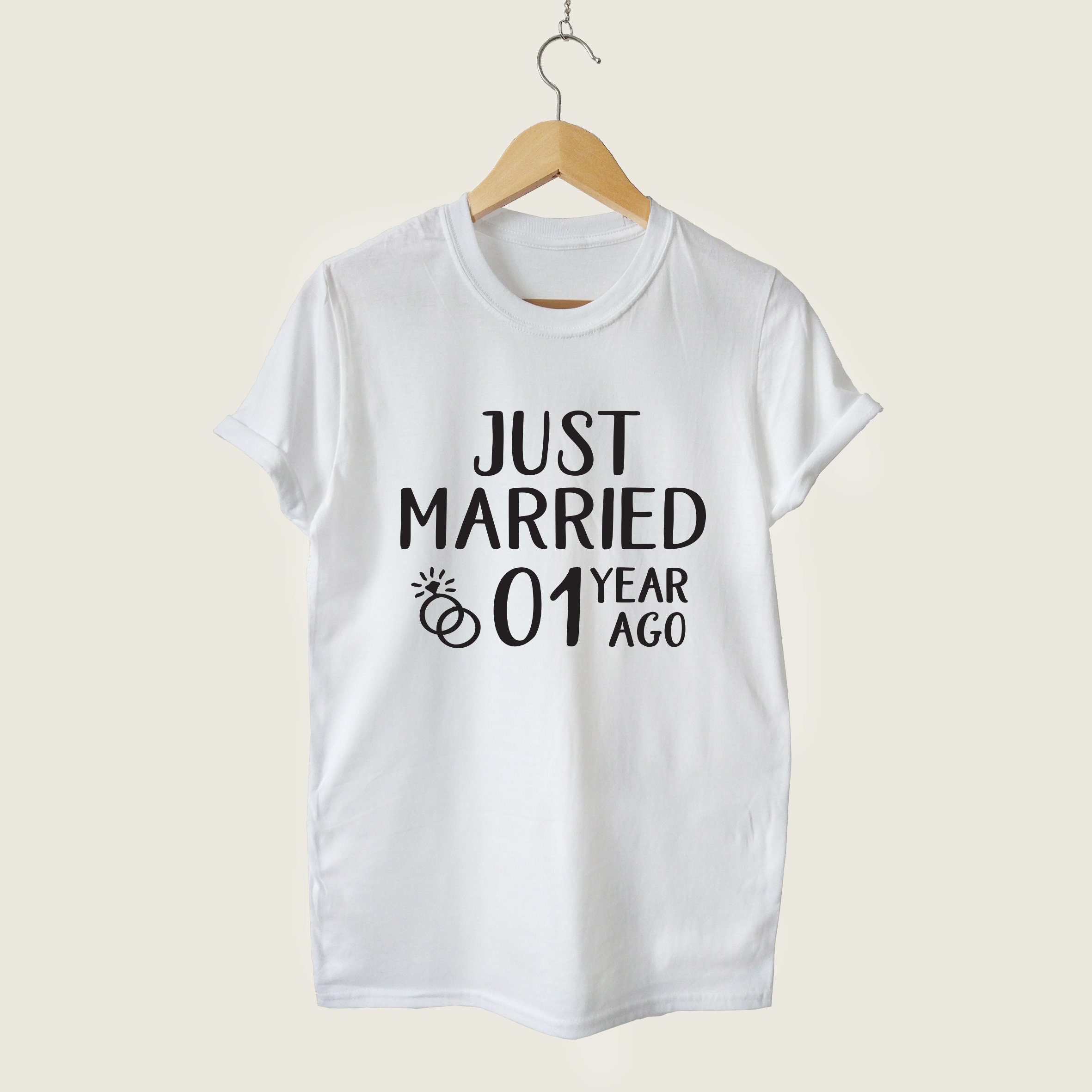 1st 1 Year Wedding Anniversary Shirts for Couples First | Etsy