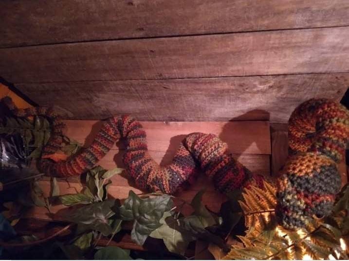 Snake Crochet Handmade to Order Choose Any Color Theme Wired Poseable ...