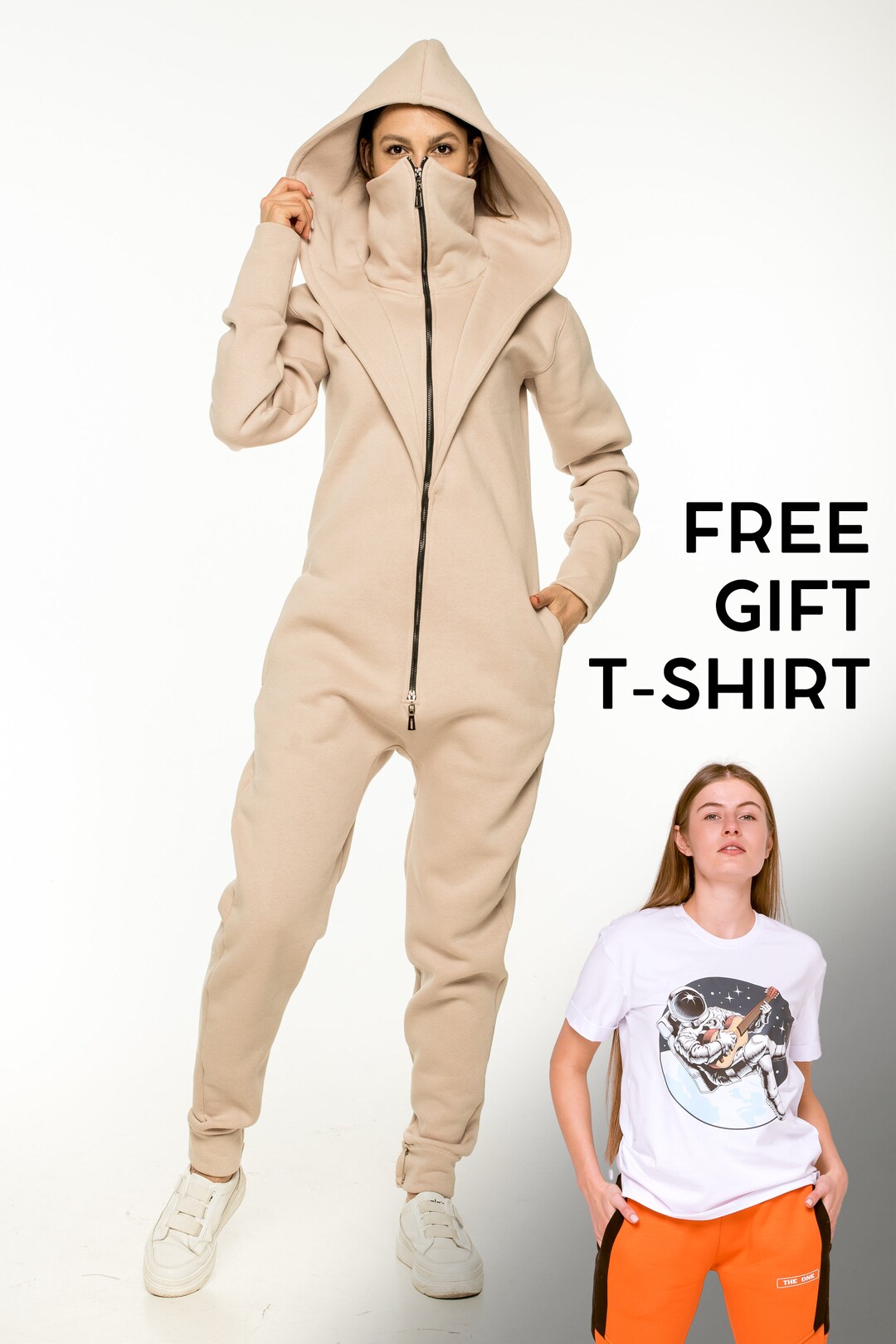 Hooded Ninja Jumpsuit Stay Mysterious and Comfortable, Versatile and ...