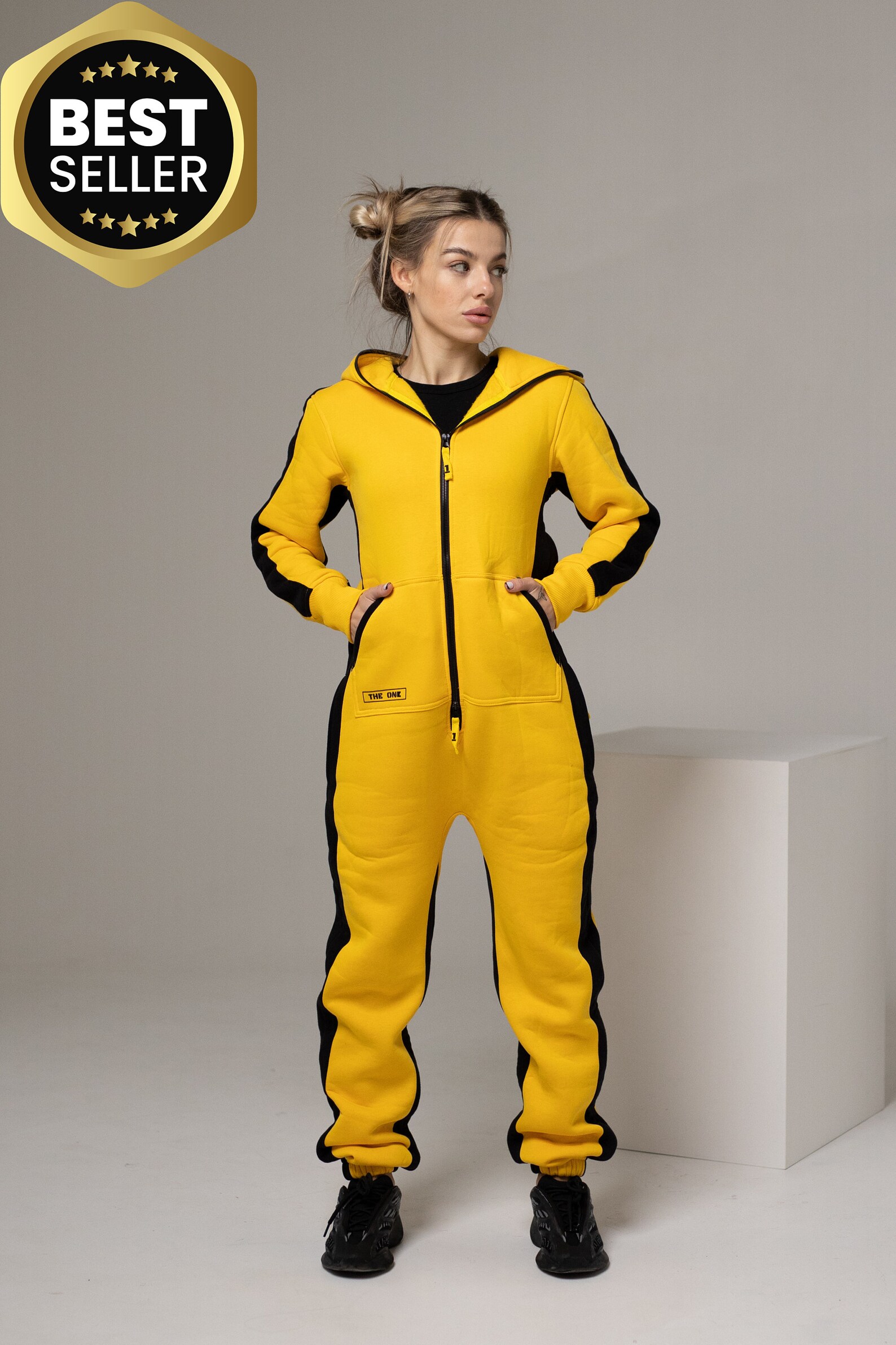 Kill Bill Cosplay Jumpsuit for Women - Iconic Yellow Jumpsuit Inspired ...