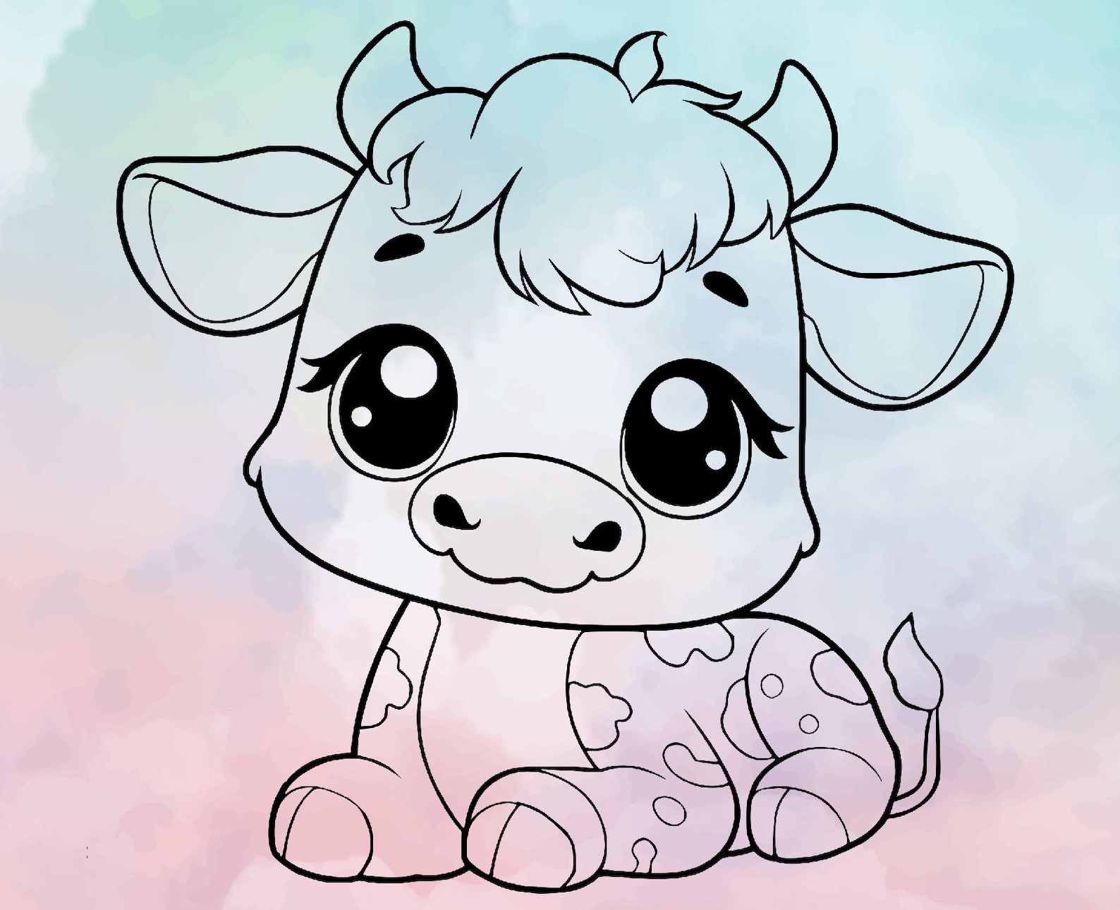 Cute Calf Svg Cow Svg Farm Animal Svg Baby Animal Svg Cutting Machine ...