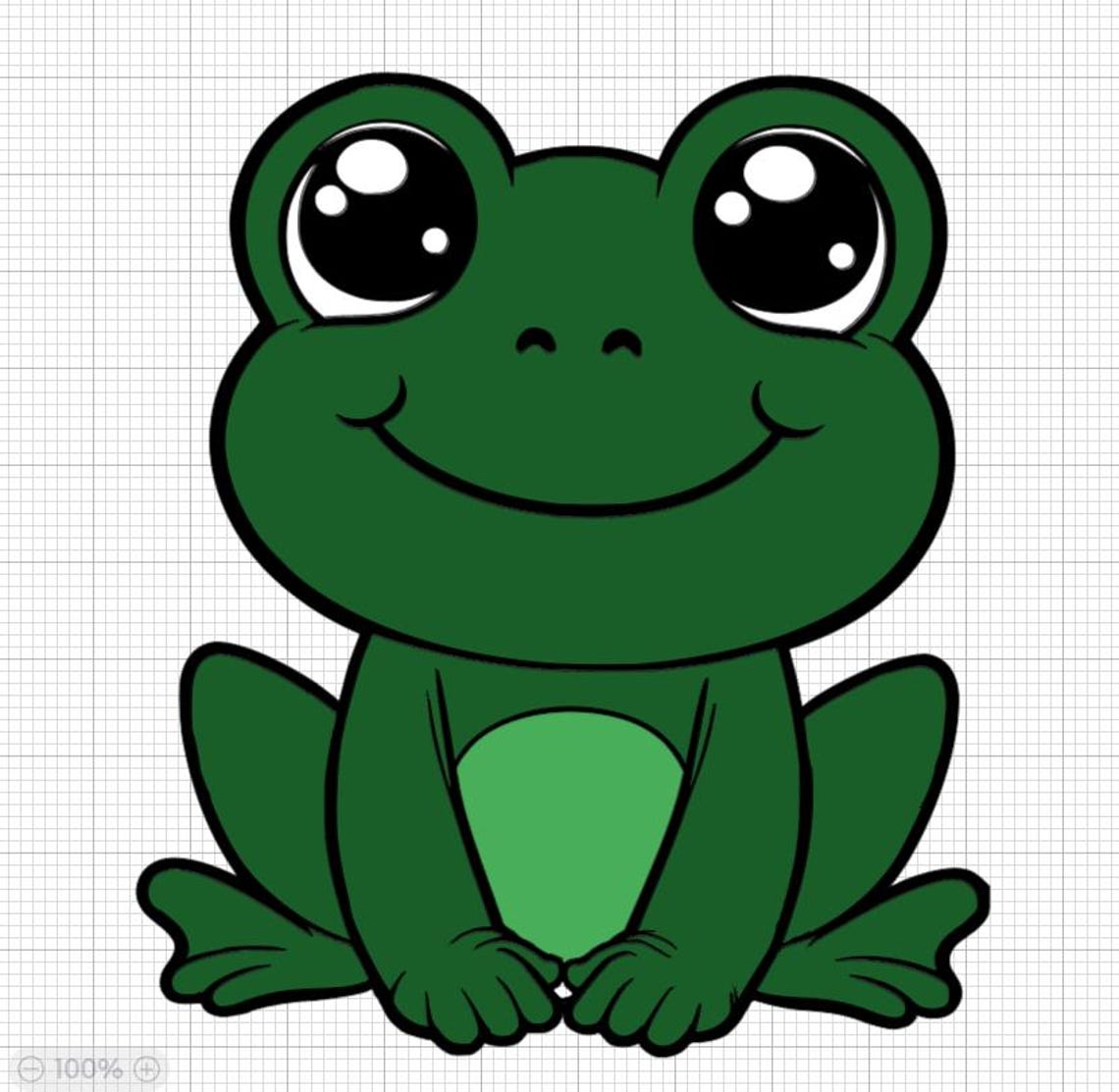 Frog Outline SVG File: Cricut, Silhouette, Laser Cut - Etsy Canada