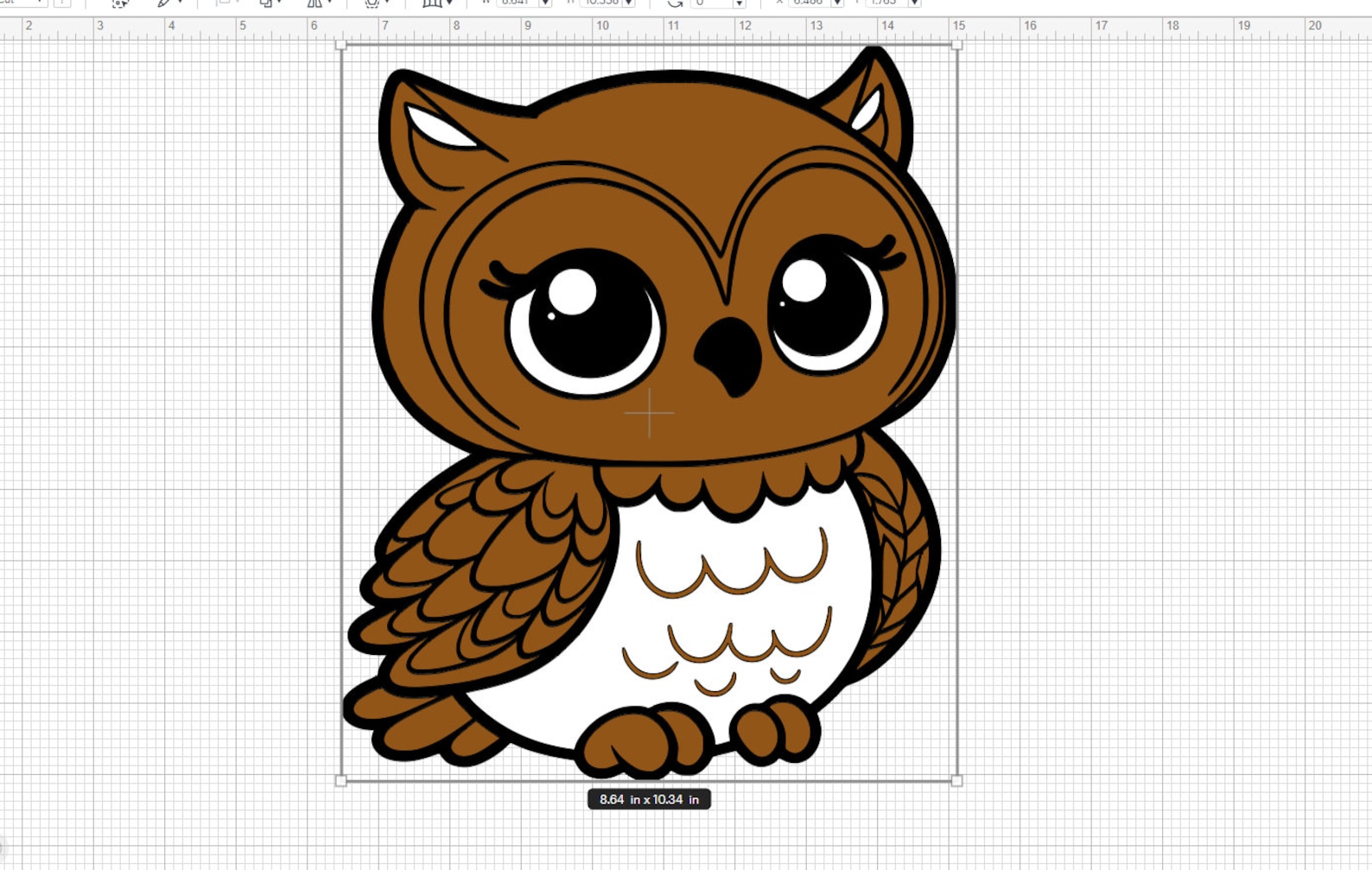 Cute Baby Owl SVG: Forest Animal Outline, Cricut Silhouette Cut File ...