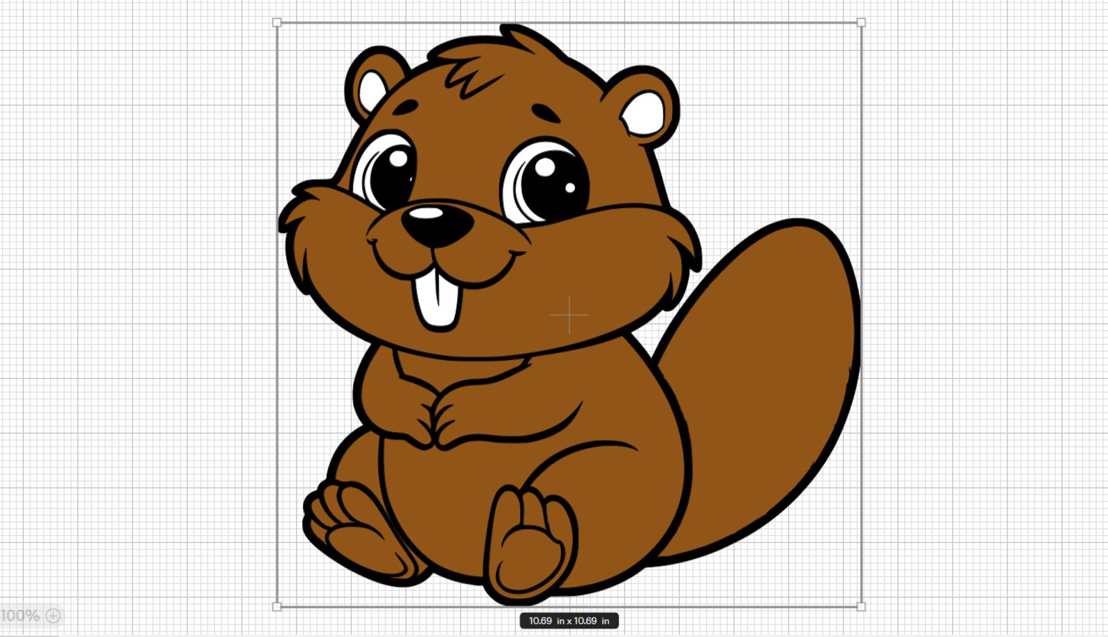 Beaver With SVG Baby Beaver Outline Cricut Silhouette Cut File Baby ...