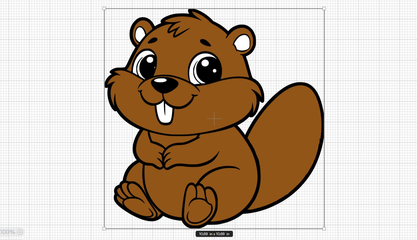 Beaver With SVG Baby Beaver Outline Cricut Silhouette Cut File Baby ...