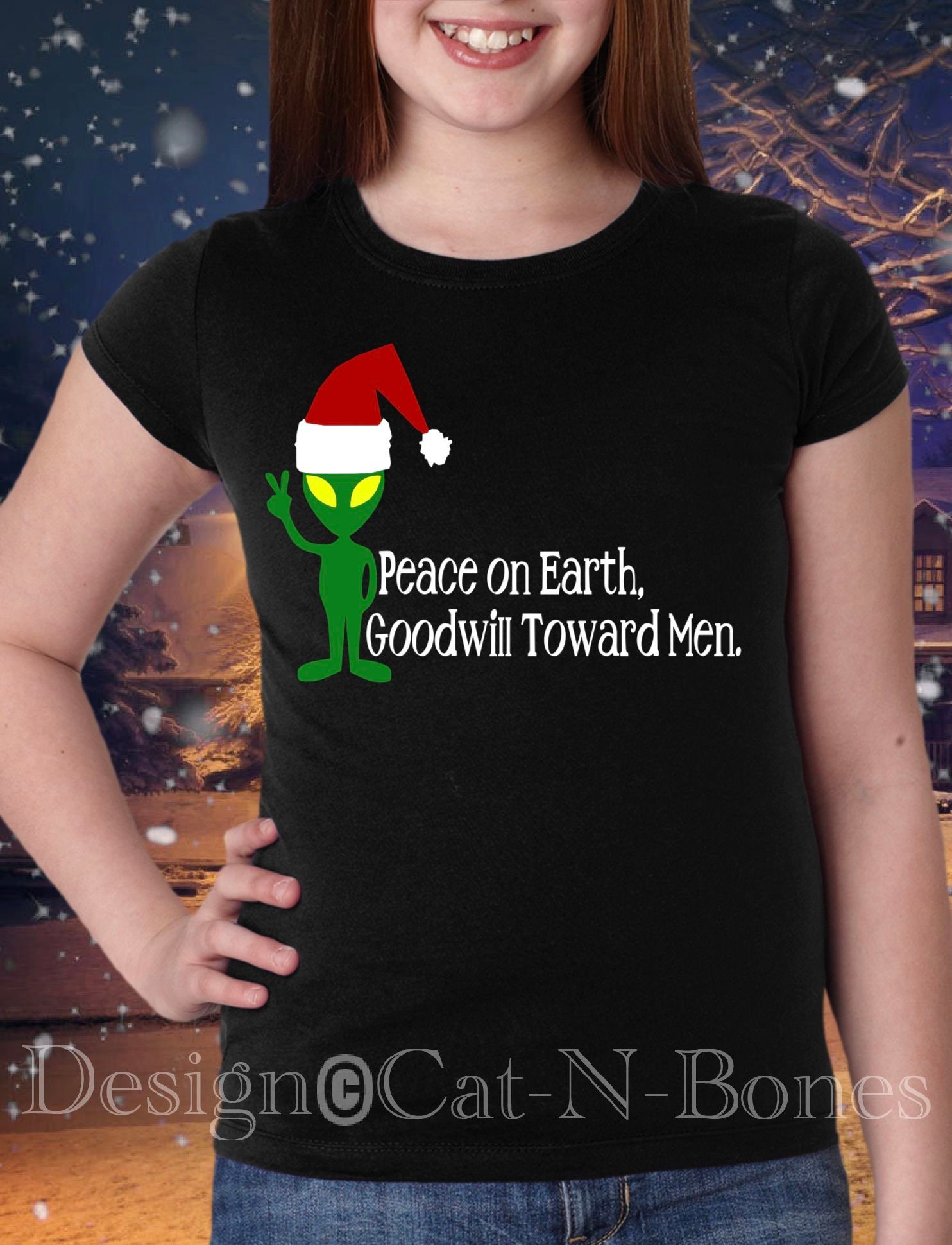 Peace on Earth Goodwill Toward Men Peace on Earth Shirt | Etsy