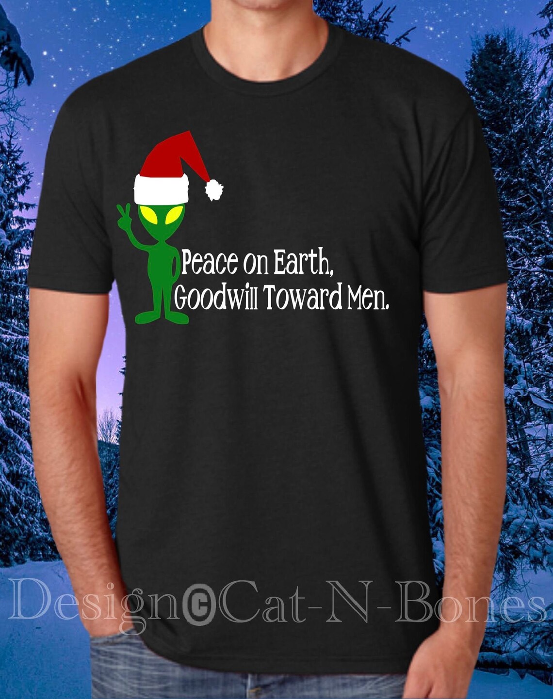 Peace on Earth Goodwill Toward Men Peace on Earth Shirt | Etsy