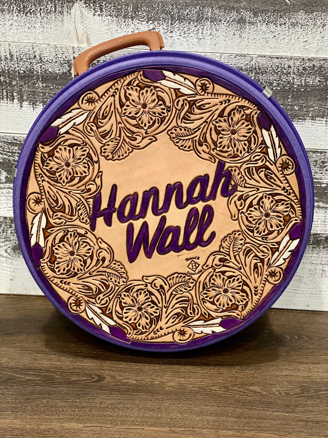 Custom Tooled Leather Rope Can - Etsy