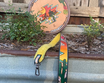 Custom Tooled Leather Rope Can - Etsy