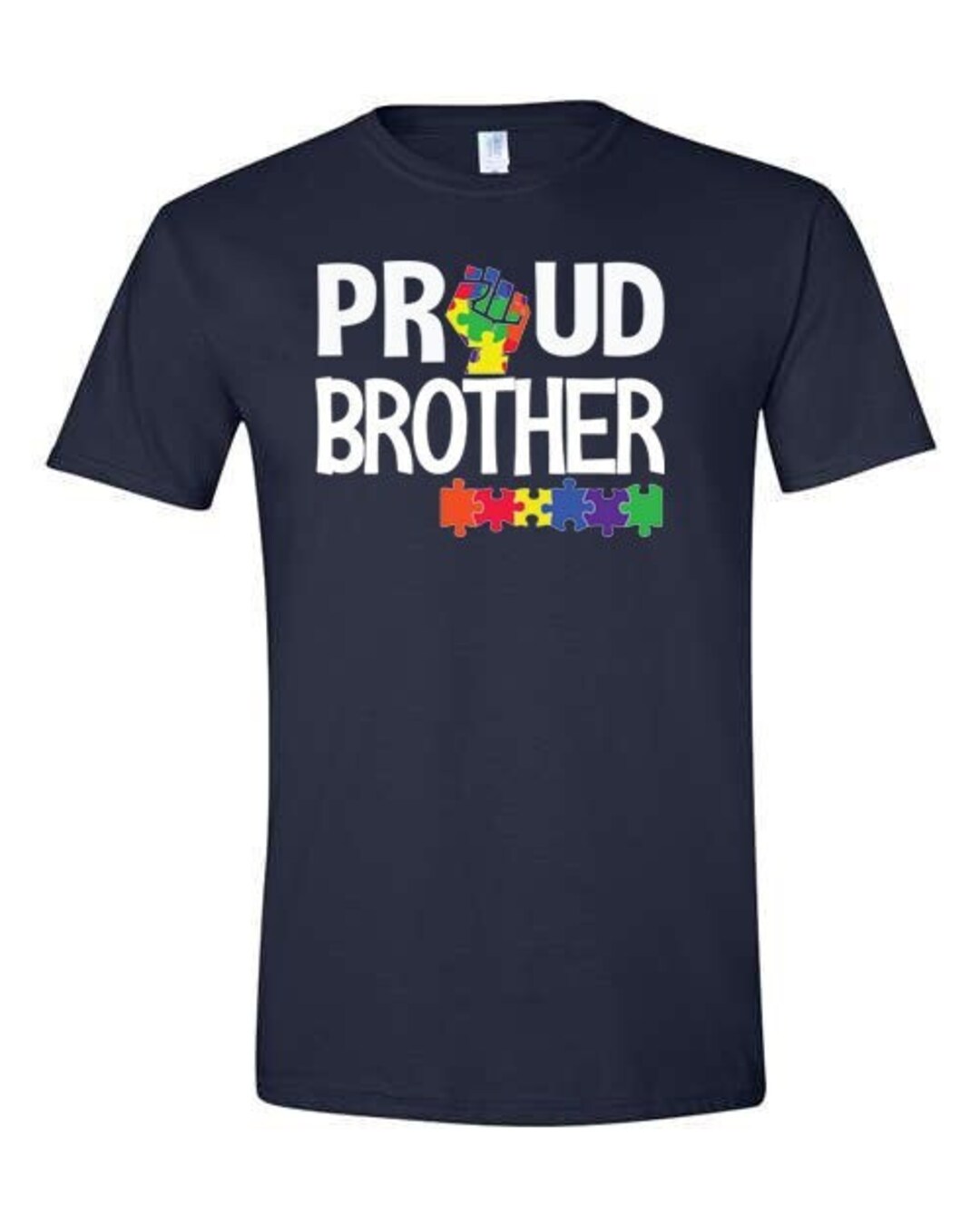 Autism Brother T-shirt / Proud Brother Autism T-shirt / Autism ...