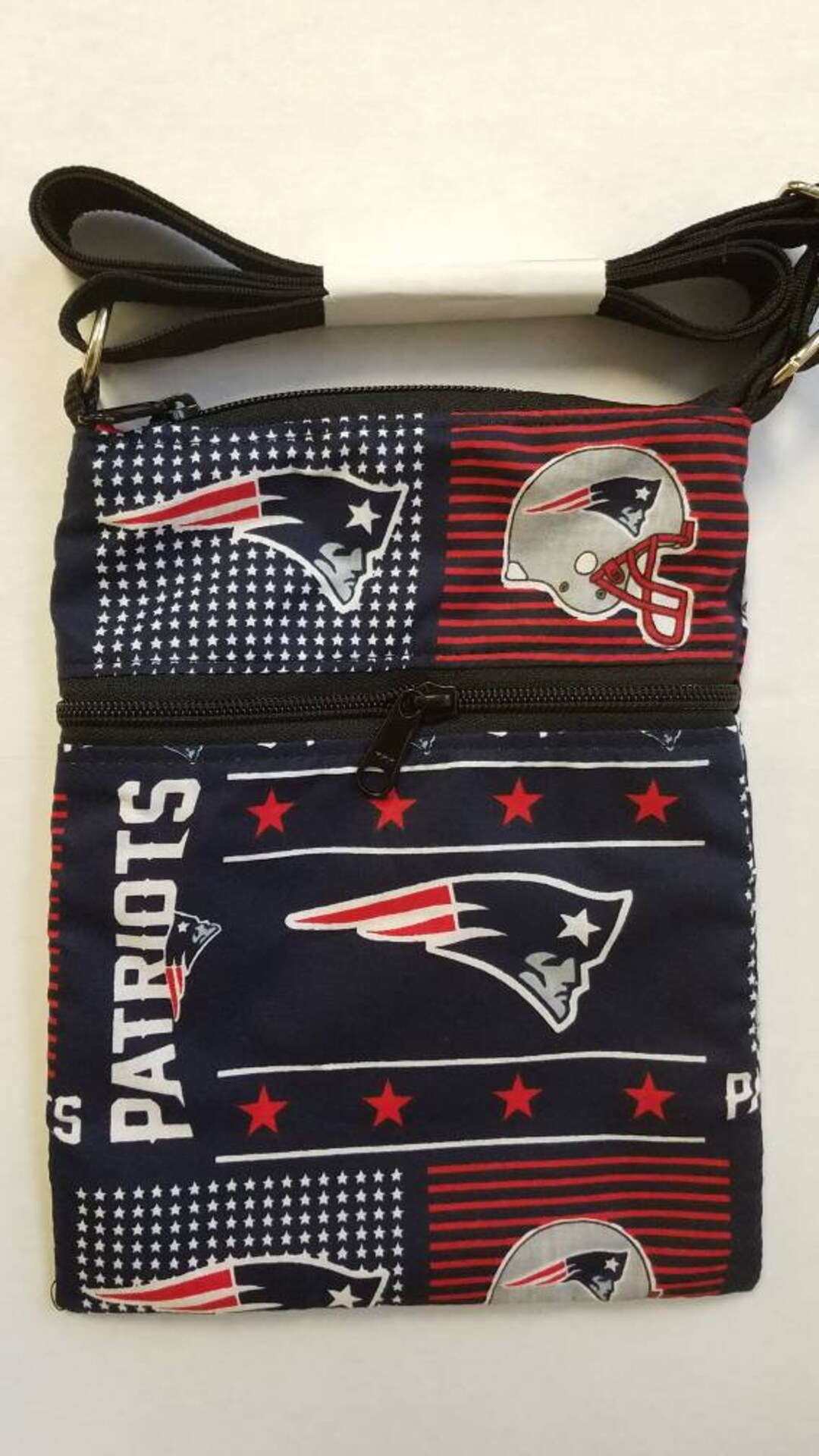 NFL New England Patriots Inspired Small Crossbody Adjustable Bag ...