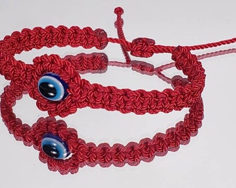 Good Luck Red String Bracelet Evil Eye Protection Amulet Red - Etsy